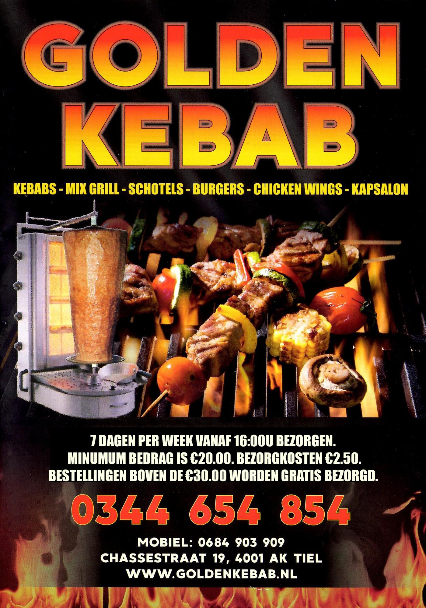 Golden Kebab – Kebab, Mix Grill, Schotels, Chicken Wings, and more